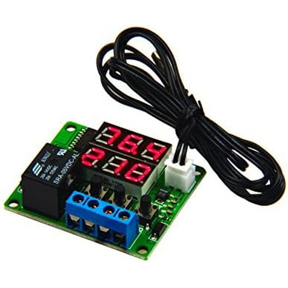 DC 5V Digital Thermostat Module -58℉ to 257℉ Fahrenheit Temp Display ...