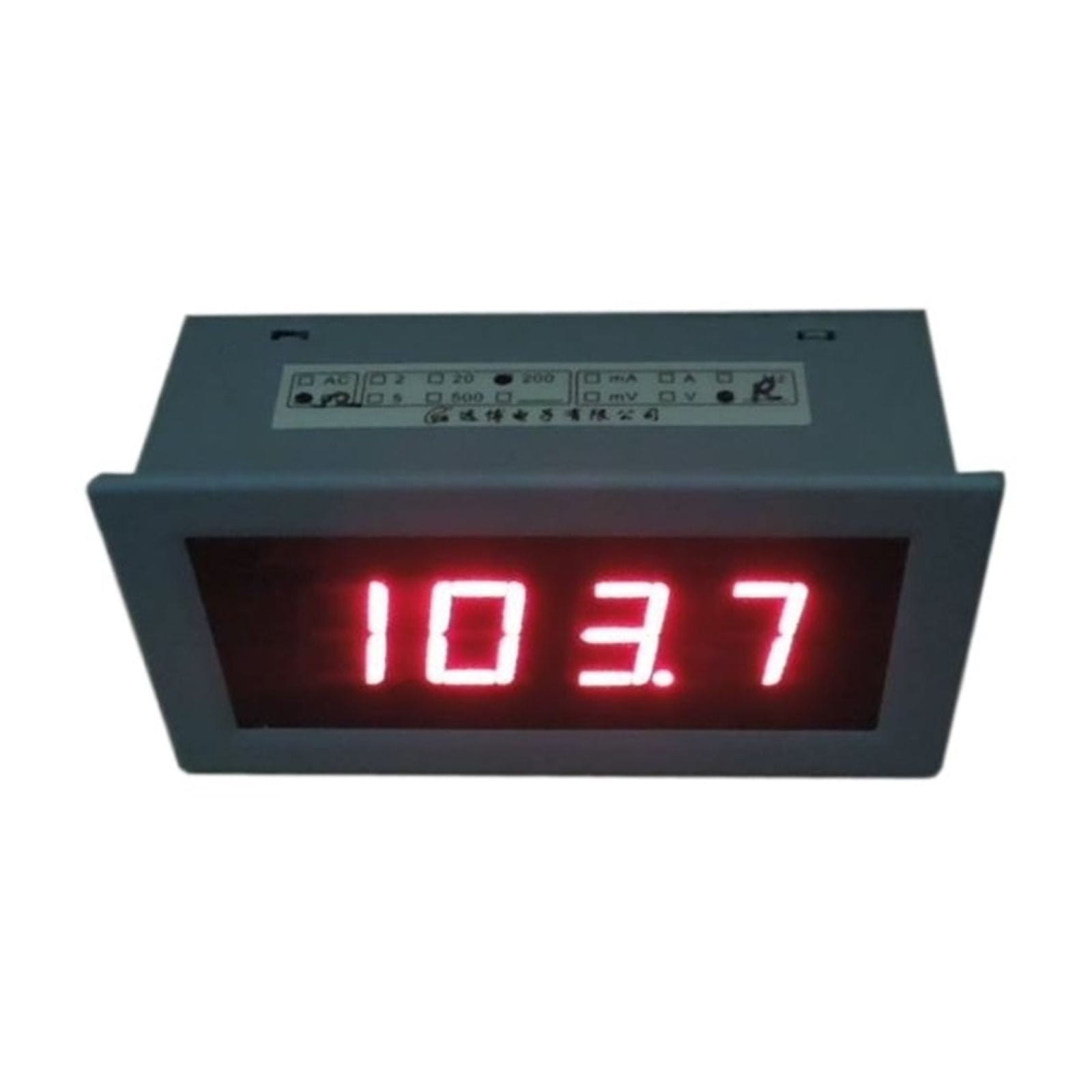 DC 5V LED Red Display Resistance Monitor Resistance Meter Impedance ...