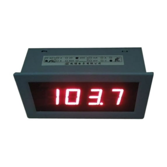 DC 5V LED Red Display Resistance Monitor Resistance Meter Impedance ...