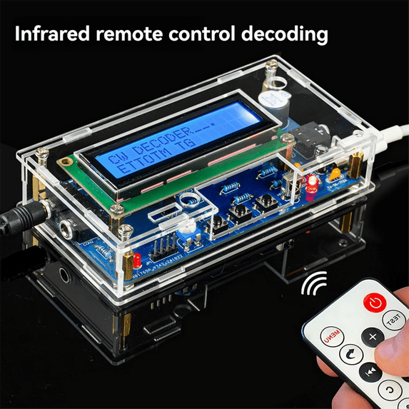 DC 5V Morse Code Infrared Decoder Electronic DIY Kit Science Experiment ...