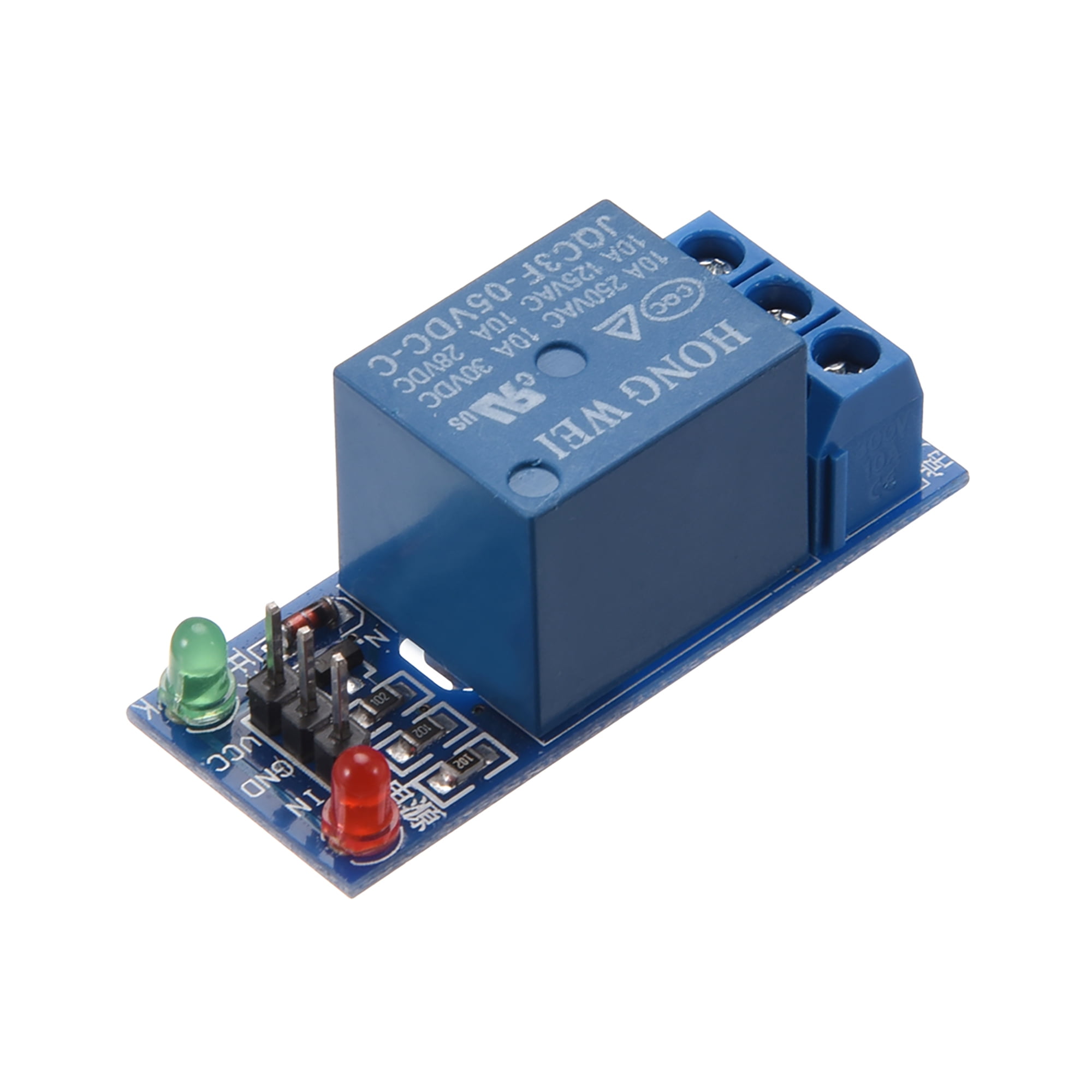 DC 5V Relay Module 1 Channel Low Lever Trigger - Walmart.com