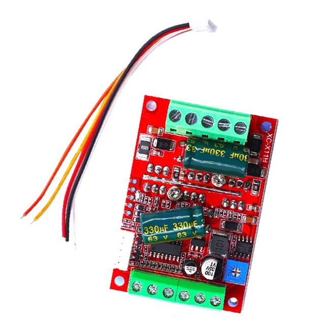 DC 6-60V 16A 400W 3 Phases Hall Brushless Motor Controller Board BLDC ...