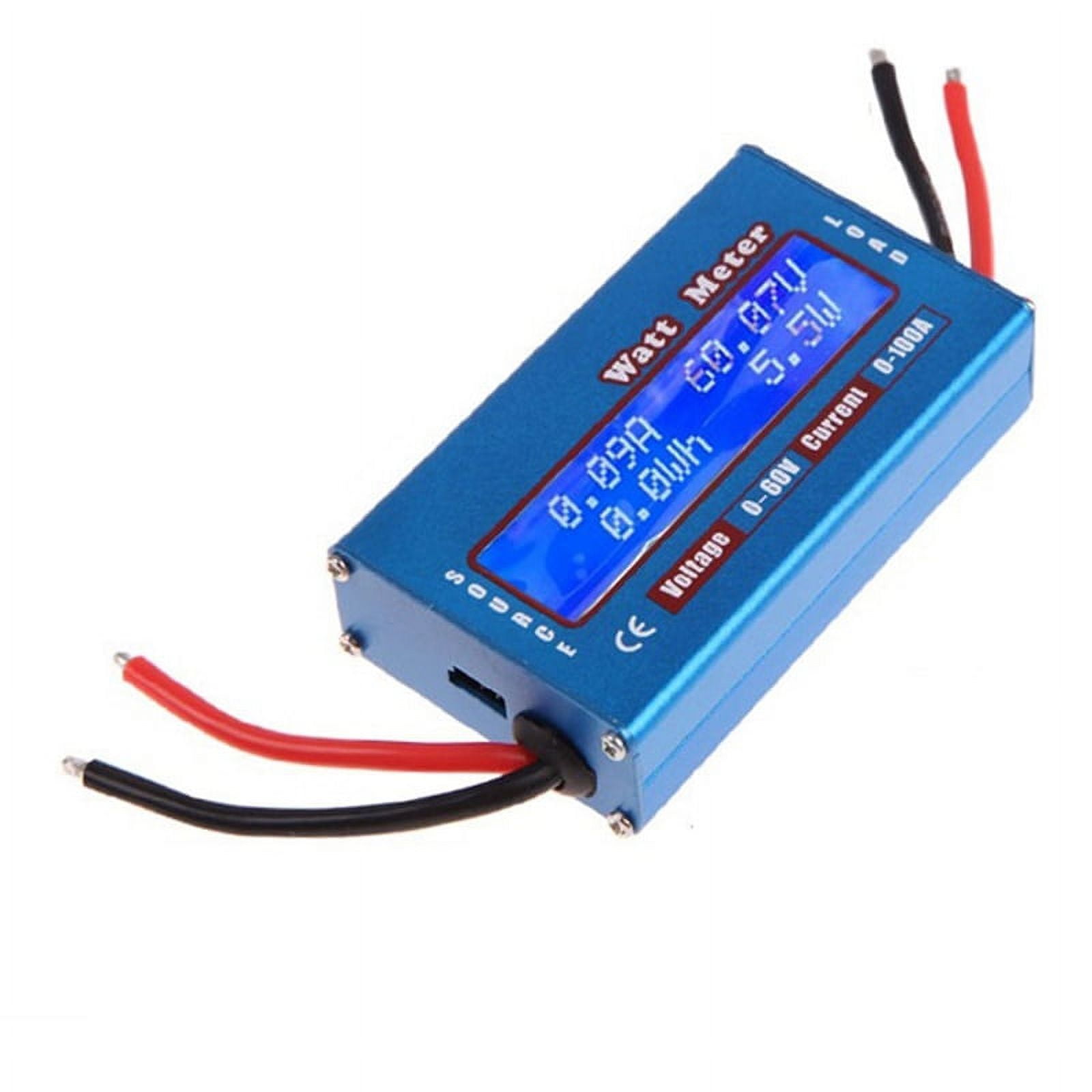 DC 60V 100A WATT Meter Power Analyser Solar Wind Analyzer LCD Digital ...