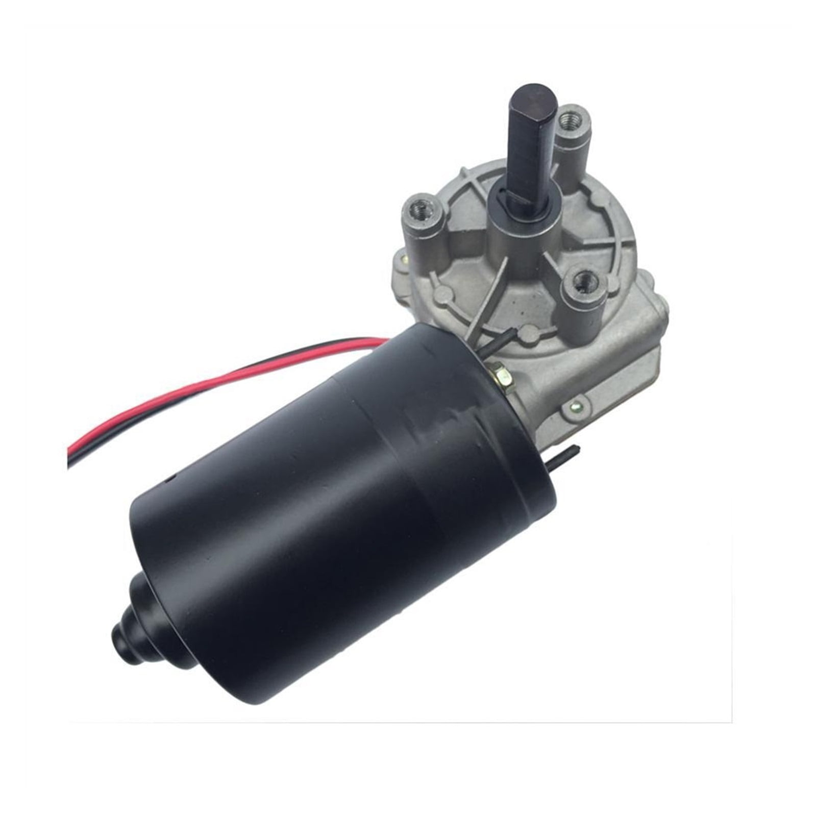 DC 60W Worm Gearbox Motor 10-300rpm Garage Door Rolling Gate Metal Gear High Torque Low rpm ...