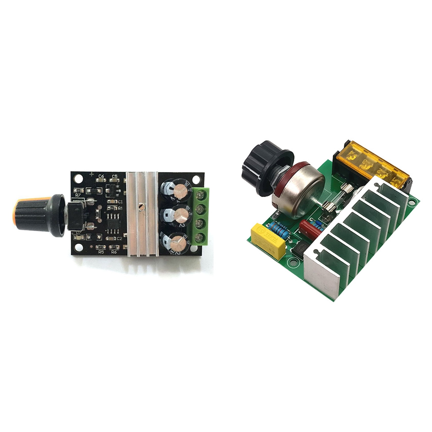 DC 6V 12V 24V 28VDC 3A 80W PWM Motor Speed Controller & 4000W AC 220V ...