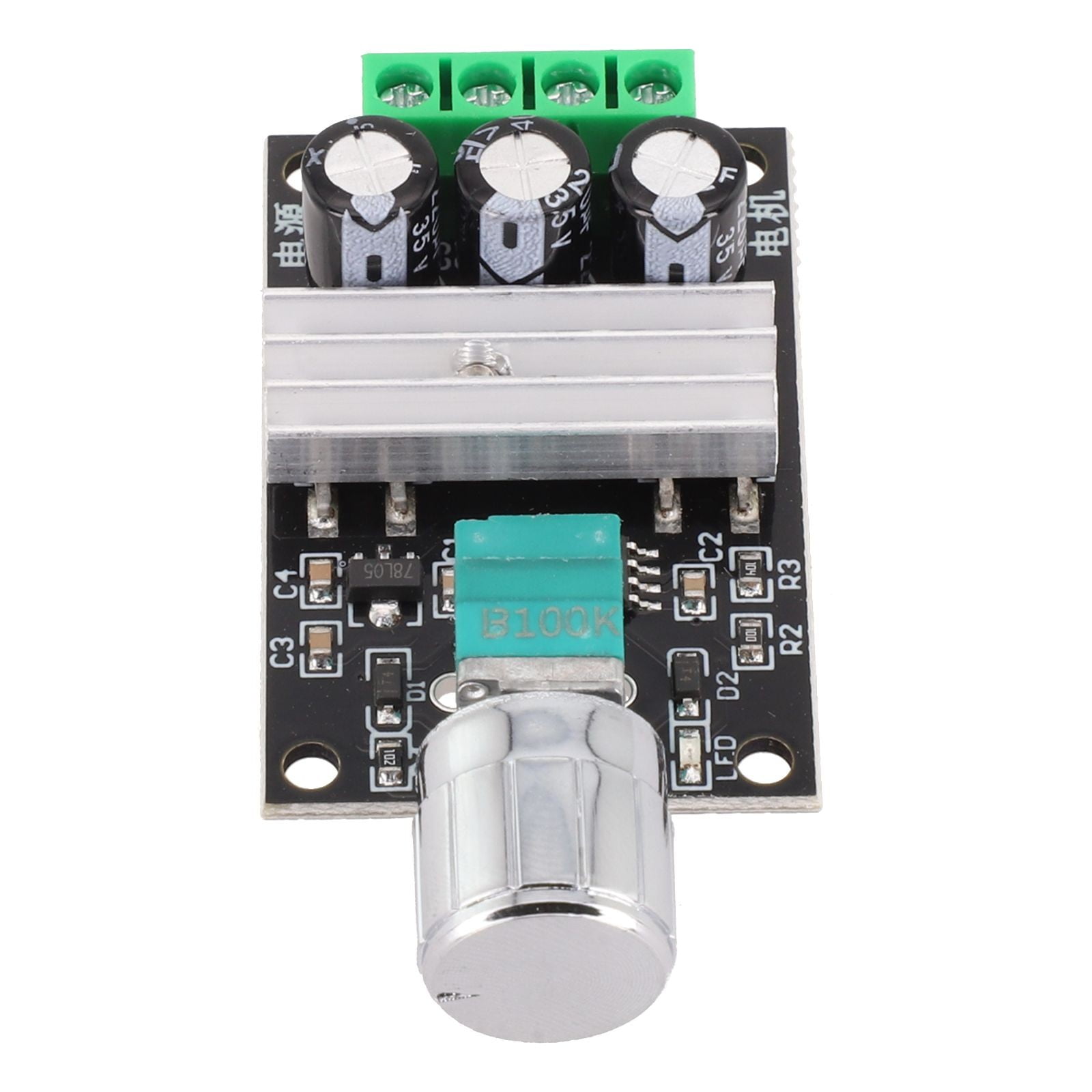 DC 6V 12V 24V 28VDC 3A 80W PWM Motor Speed Controller Regulator Adjustable 3A Motor Speed ...