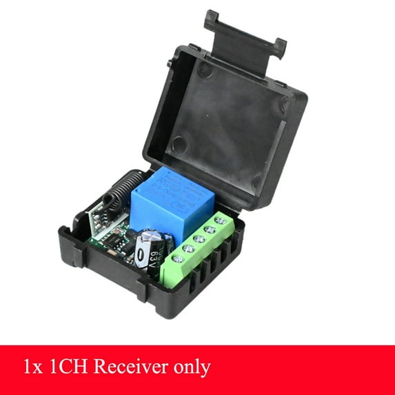 DC 6V 9V 12V 24V RF Relay Module Remote Control Switch 433Mhz Round ...