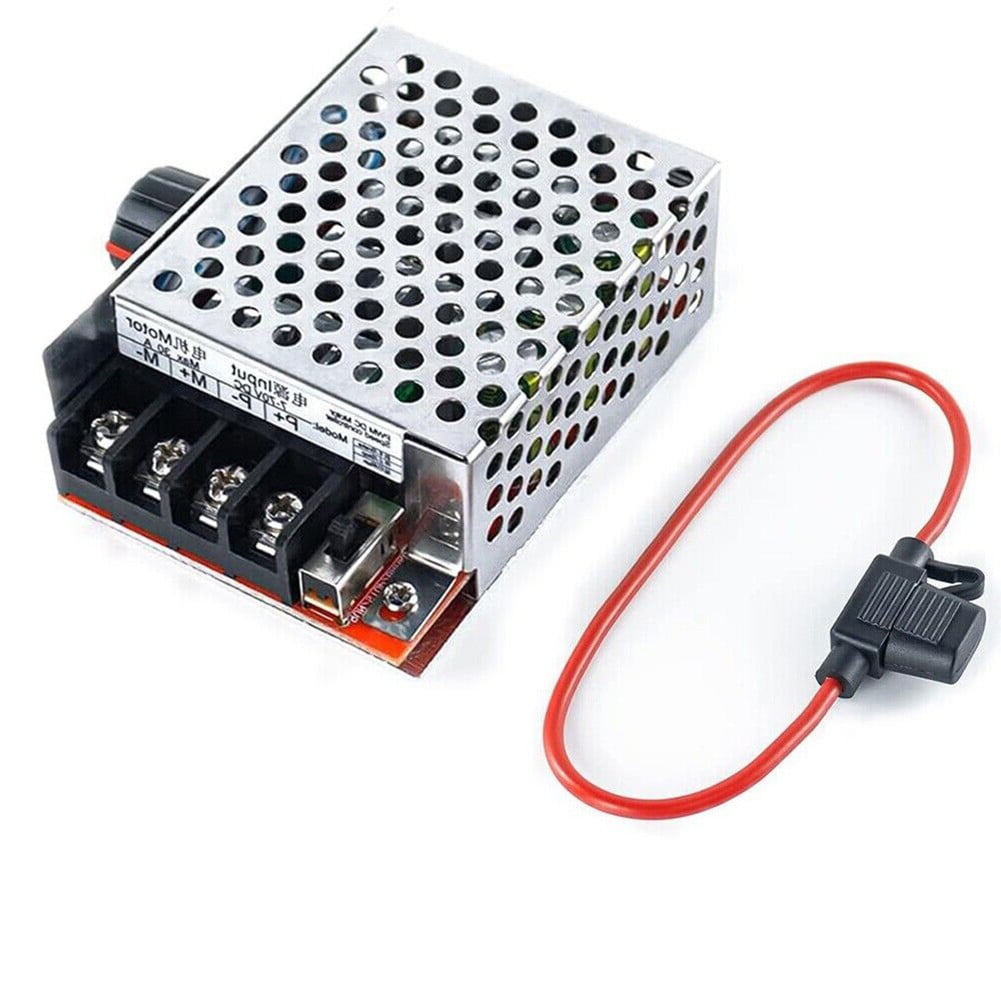 DC 7-70V 30A PWM Brush Motor Speed Controller Governor Dimmer 12V 24V 30Amp Fuse - Walmart.com