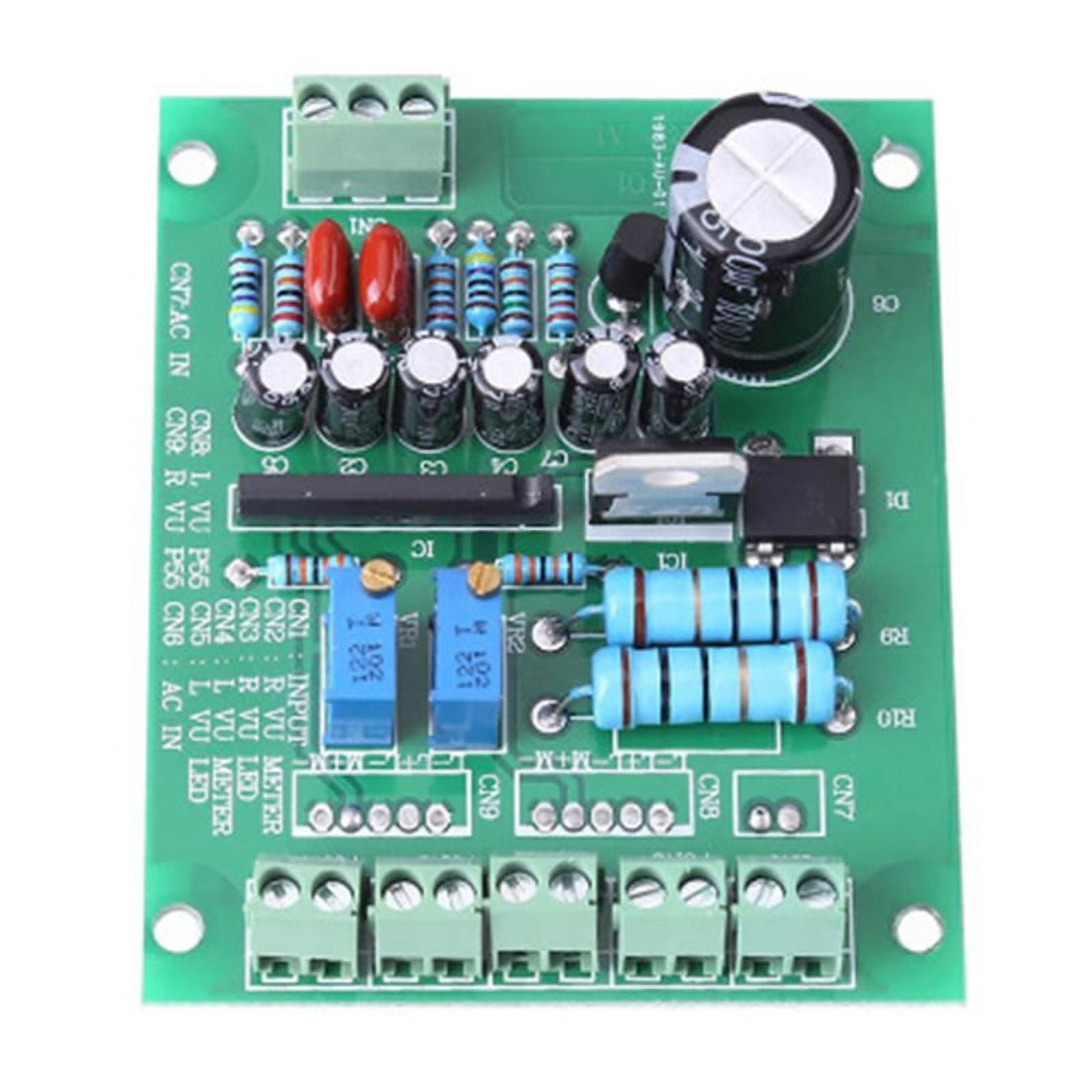 DC 9-12V VU Level Audio Meter Driver Board DB Amplifier IC BA6138 Double-Sided Circuit - Walmart.com