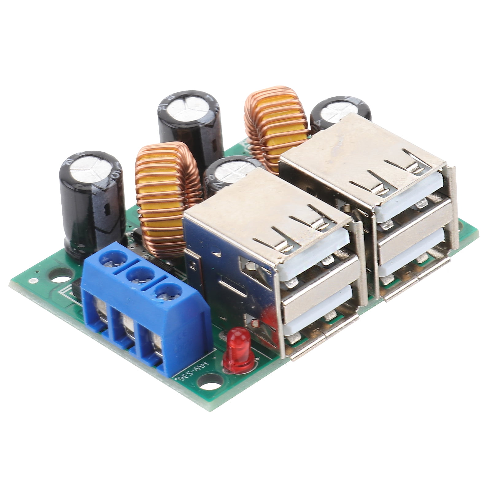 DC 9V 12V 18V 20V to 5V Power Module with 4 USB Ports - Walmart.com