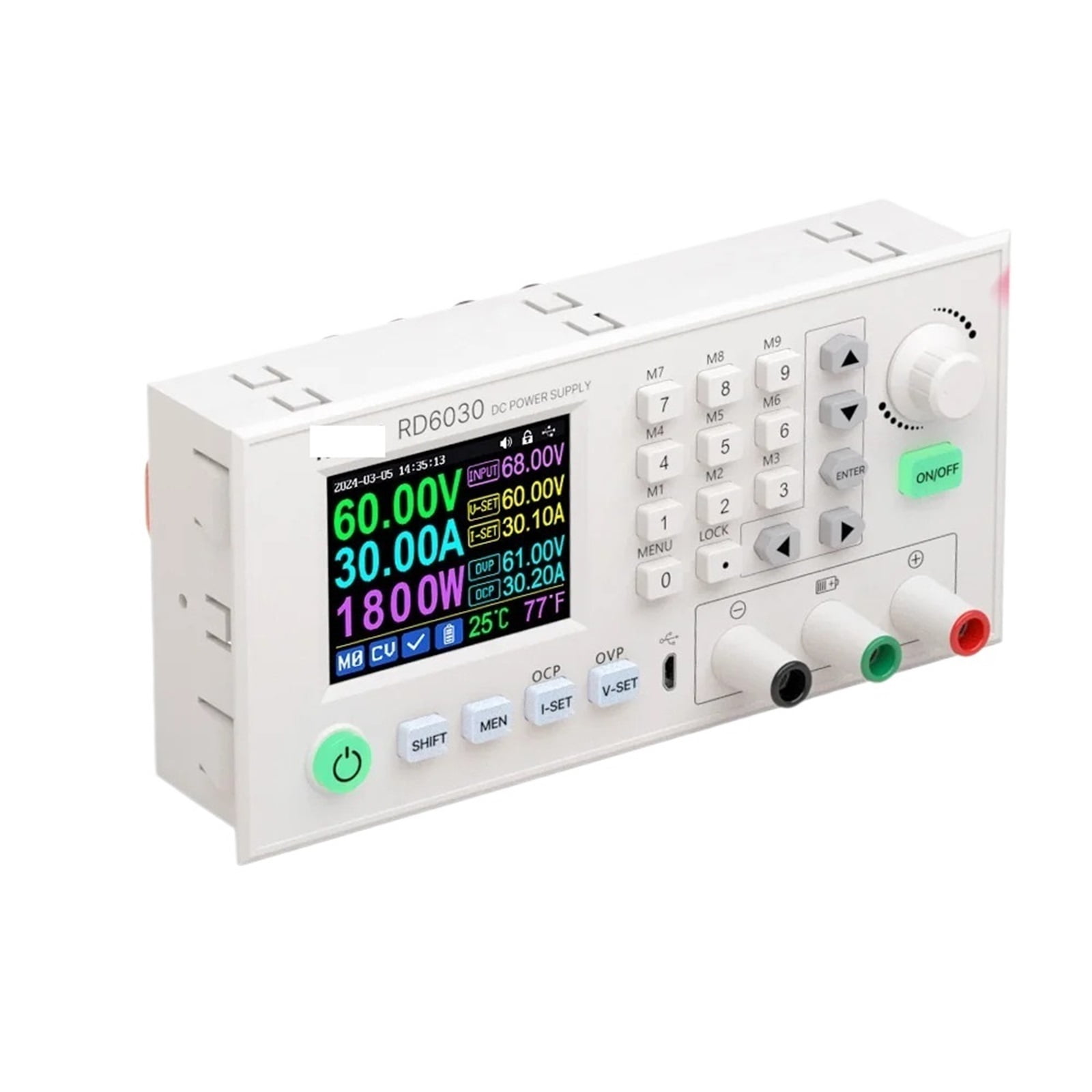 DC Adjustable Step Down Voltage Bench Regulated Power Supply Buck ...