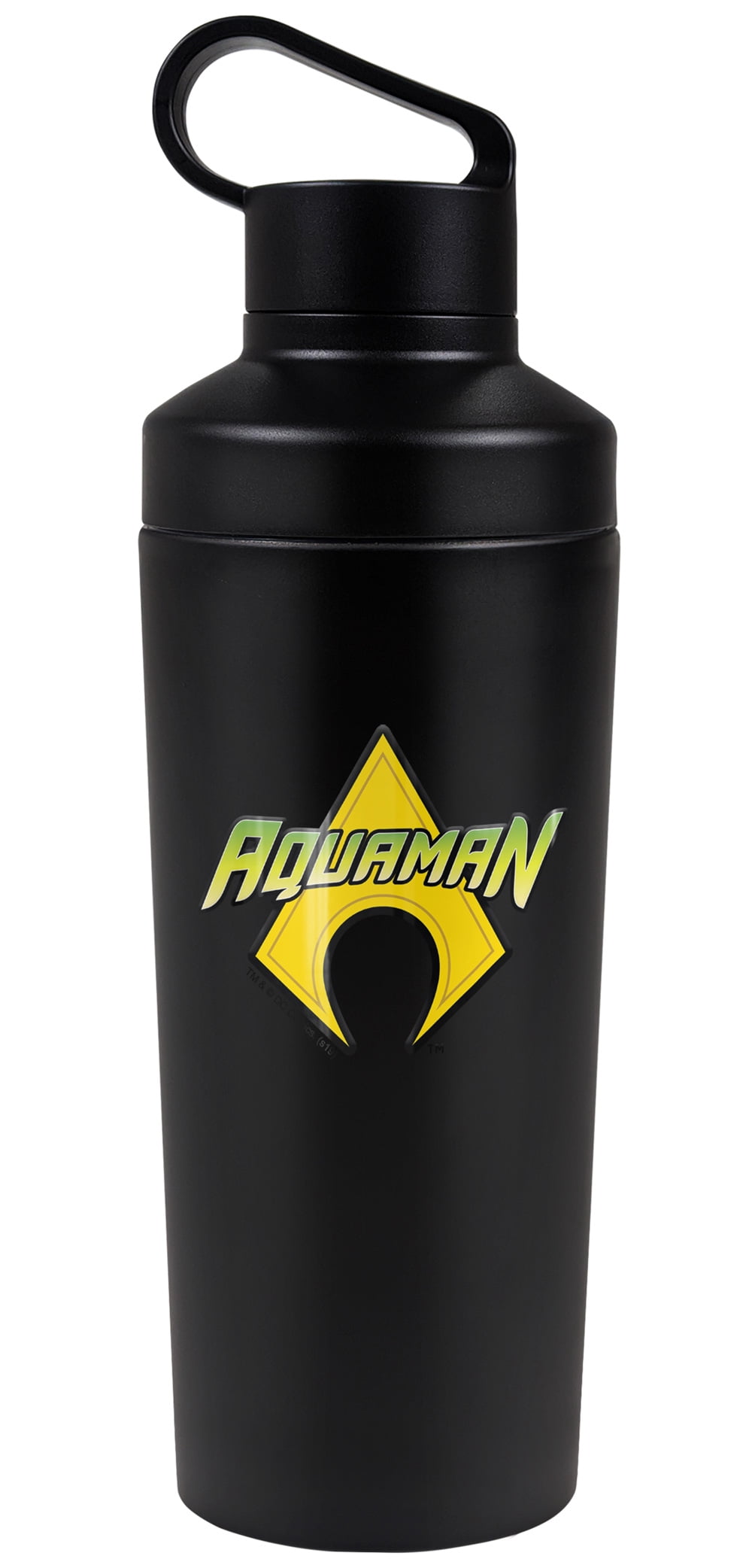DC Aquaman Official Aquaman Logo Pattern 18 oz Insulated Water Bottle ...