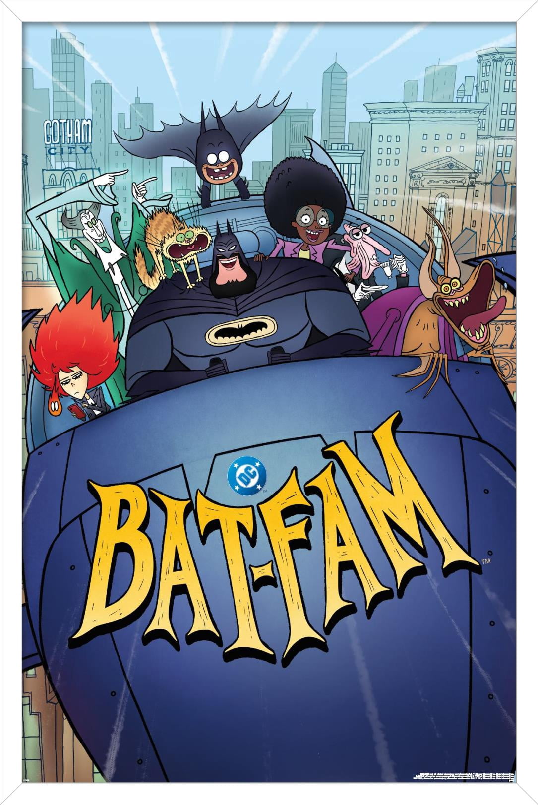 DC Bat-Fam (2025) - One Sheet Wall Poster, 14.725" x 22.375" Framed ...