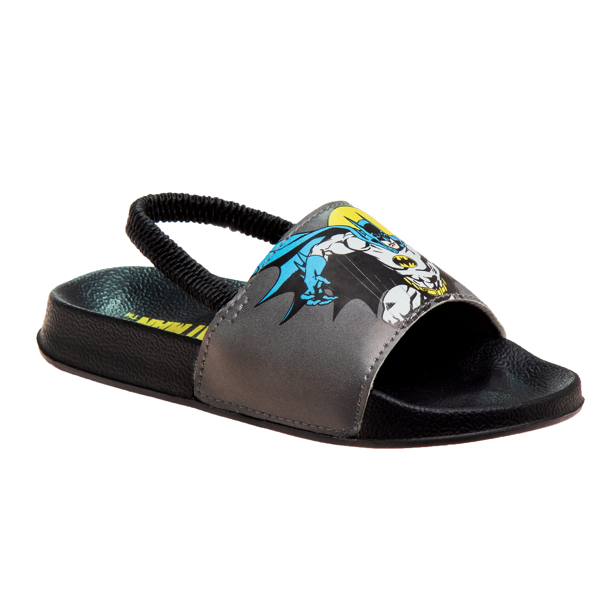 DC Batman Boys Flip Flops with back strap - Walmart.com