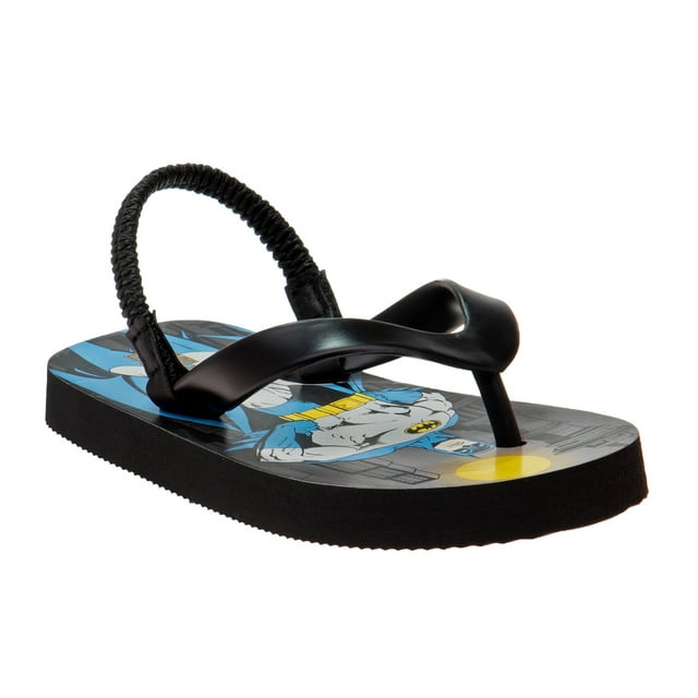 DC Batman Flip Flops with back strap - Walmart.com