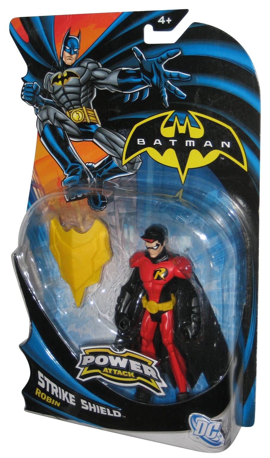 DC Batman Power Attack (2011) Mattel Lava Mission Battle Strike Shield ...