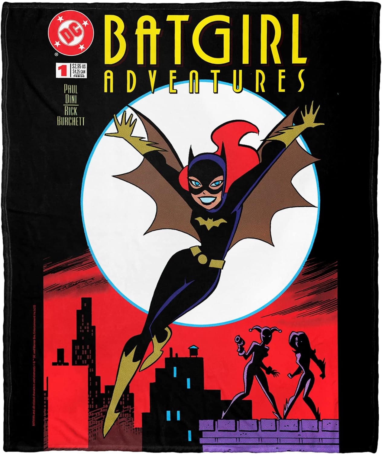 DC - Batman Silk Touch Throw Blanket, 50" x 60", Batgirl Adventures ...