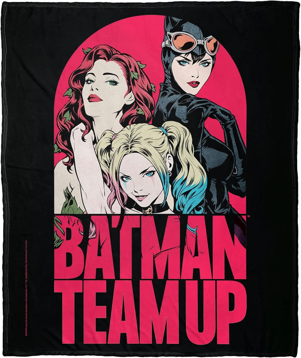 DC - Batman Silk Touch Throw Blanket, 50" x 60", Gotham City Sirens ...
