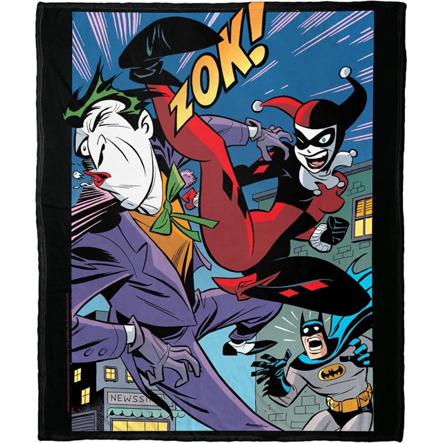 DC - Batman Silk Touch Throw Blanket, 50" x 60", Its Over Puddin ...