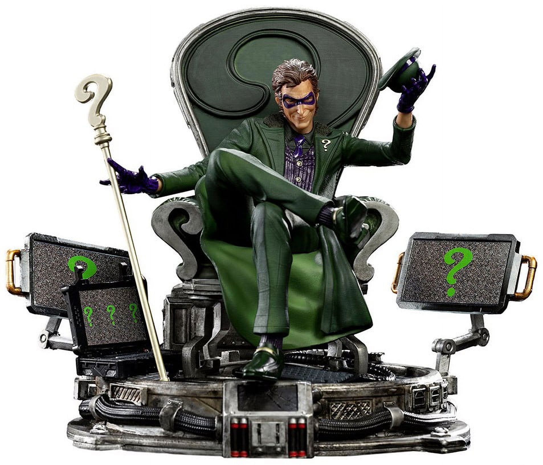 DC Batman The Riddler Deluxe Statue - Gotham Villain Figurine Toy ...