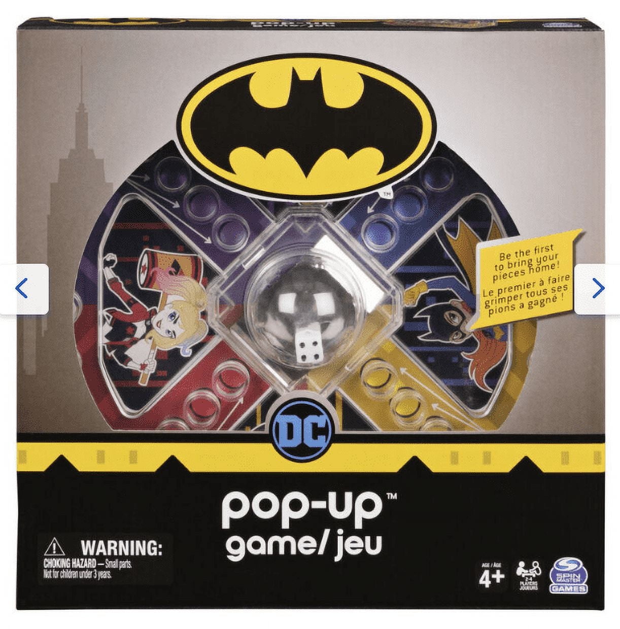 DC Batman Classic Pop-up Board Game for Kids, Superhero Action Figure ...