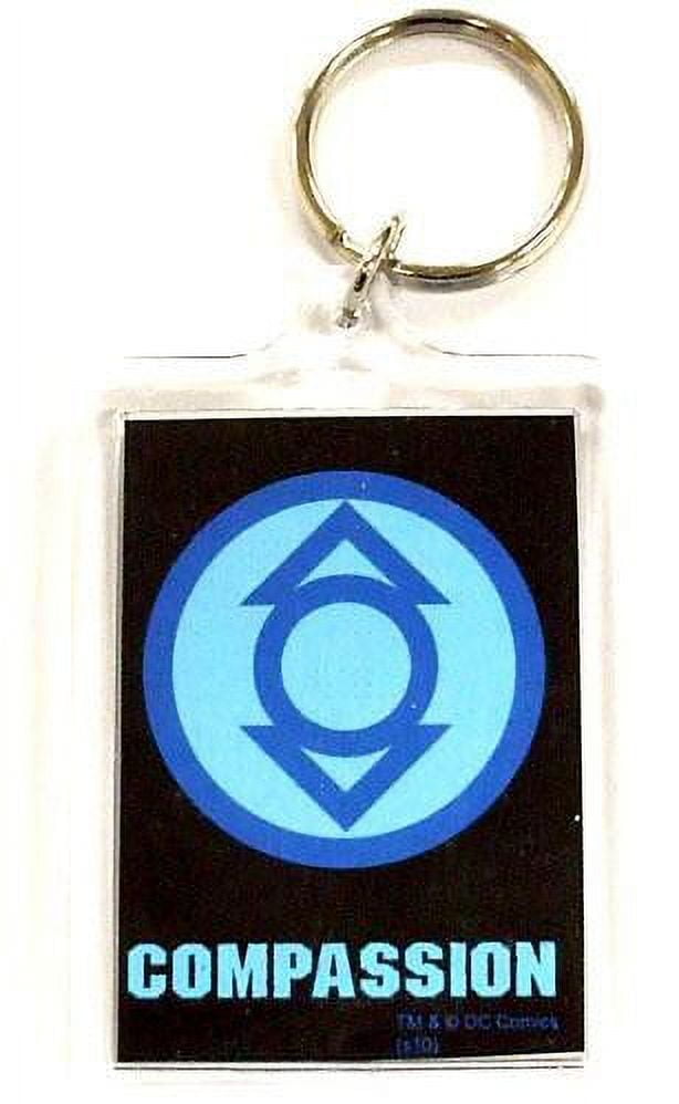 DC Blackest Night Indigo Compassion Keychain - Walmart.com