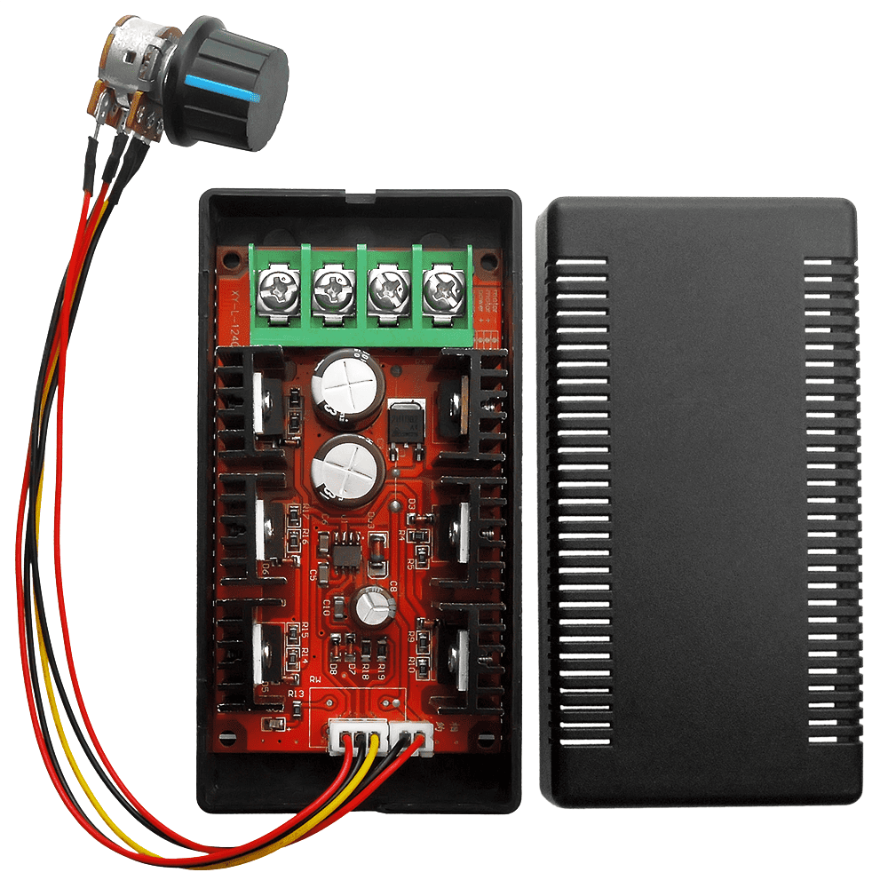DC Brush Motor Speed Control PWM HHO RC Controller 12V 24V 48V 2000W 10 ...