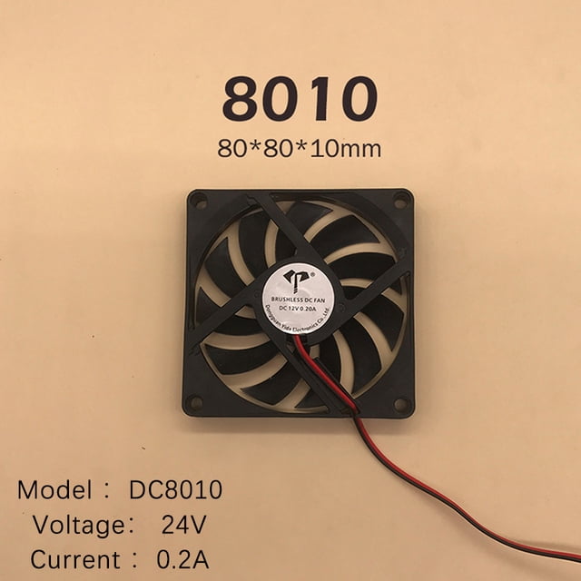 DC Brushless Fans Computer Case Cooling Fan 5V 12V 24V Sleeve Bearing ...