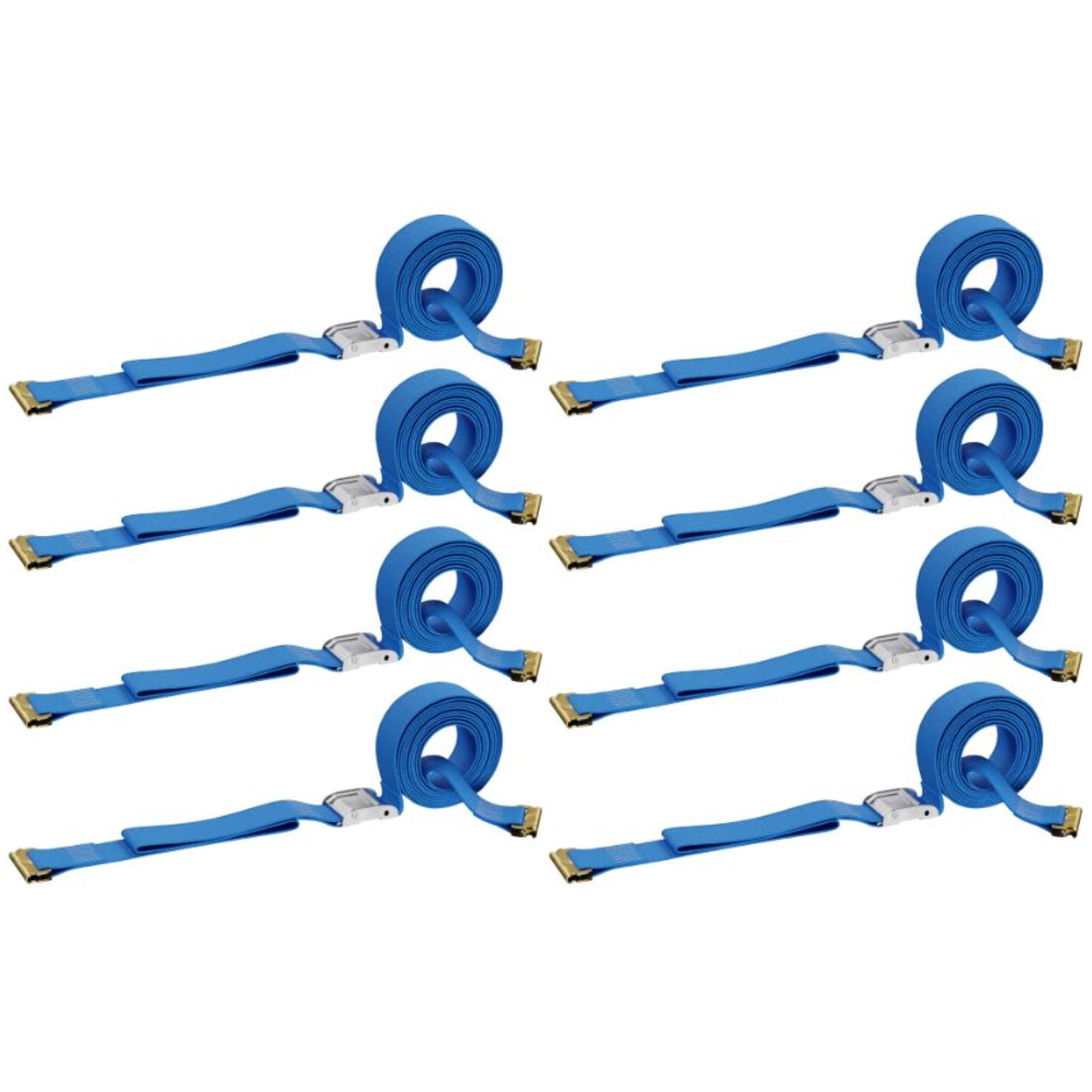 DC Cargo E-Track Cam Buckle Straps Cargo Tie-Downs, (Pack of 8) 2 x 20 ...