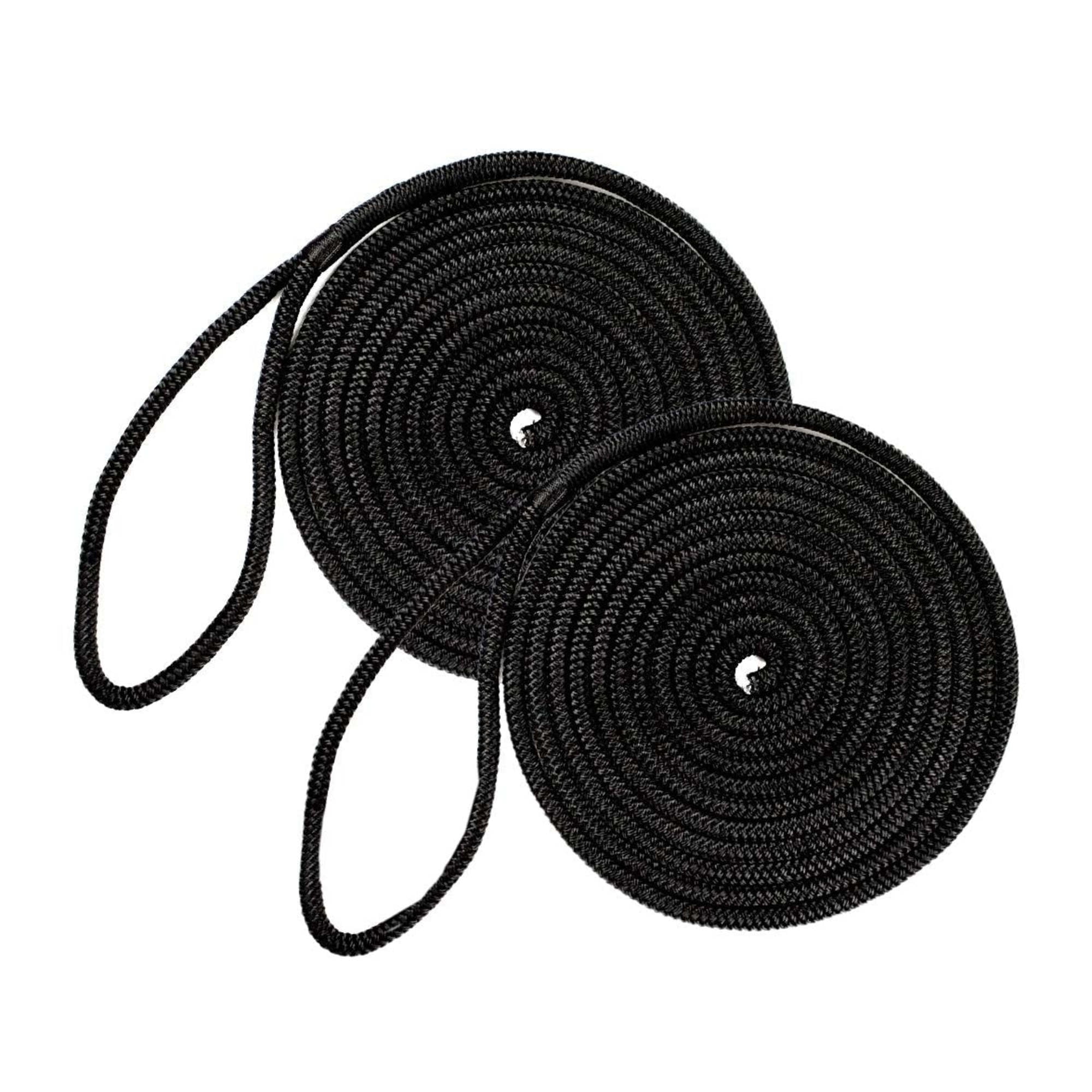 DC Cargo Mall Marine-Grade Double-Braided Nylon Dock Rope, 1/2” X 15 ...
