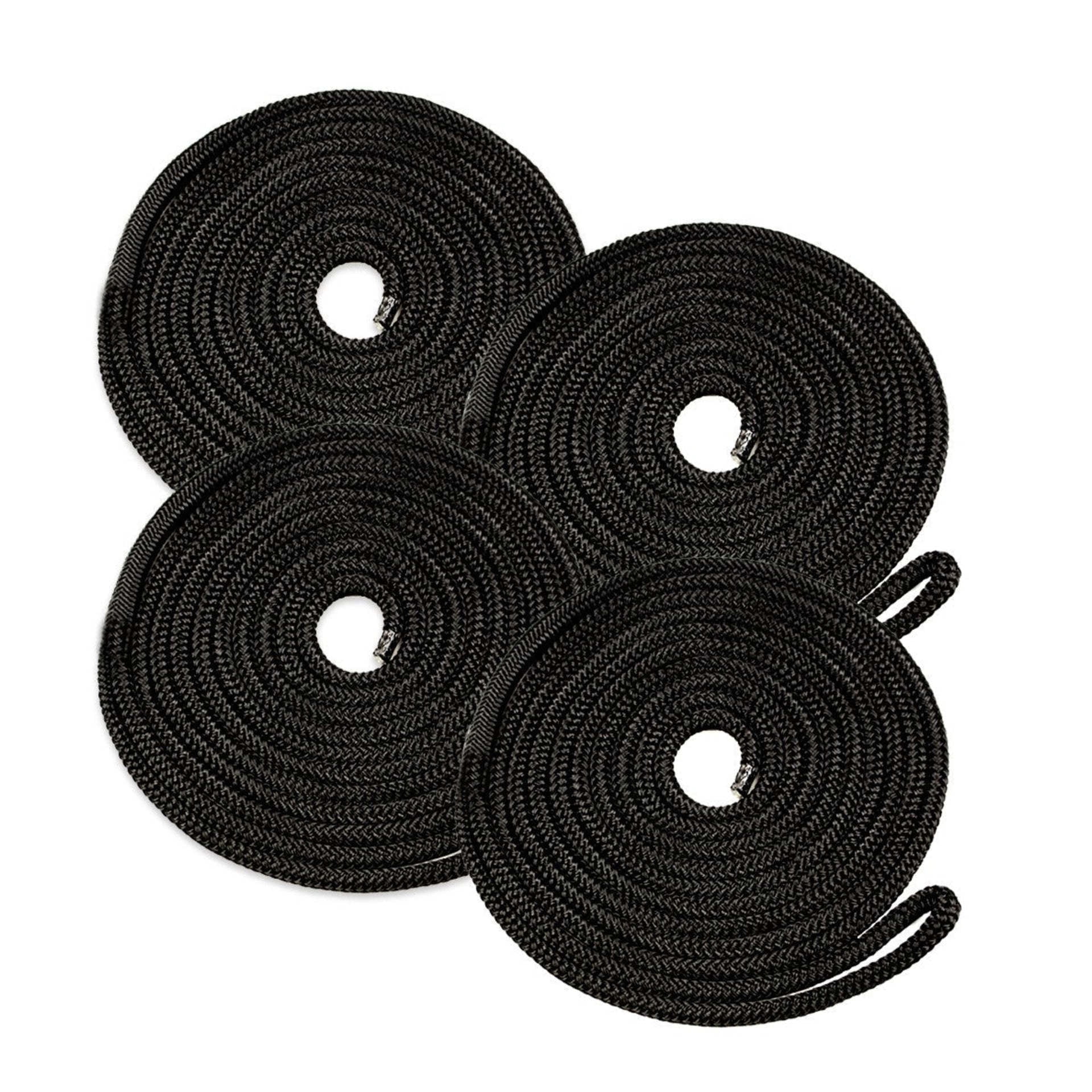 DC Cargo Mall 4 Marine-Grade Double-Braided Dock Lines | ⅜” X 20 ...