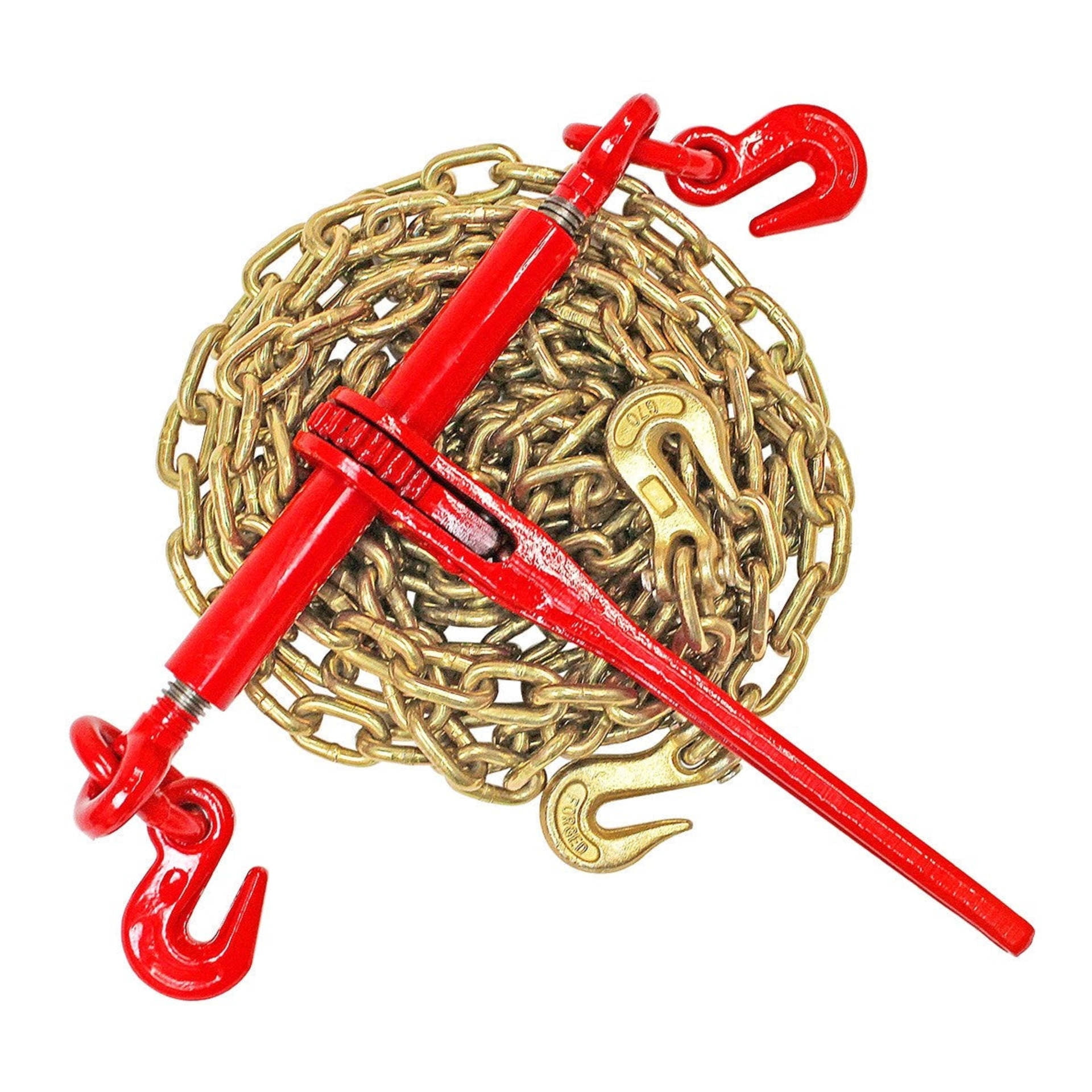"DC Cargo Mall 5/16” Grade 70 Chain and Load Binder Kit | 4,700 lbs ...
