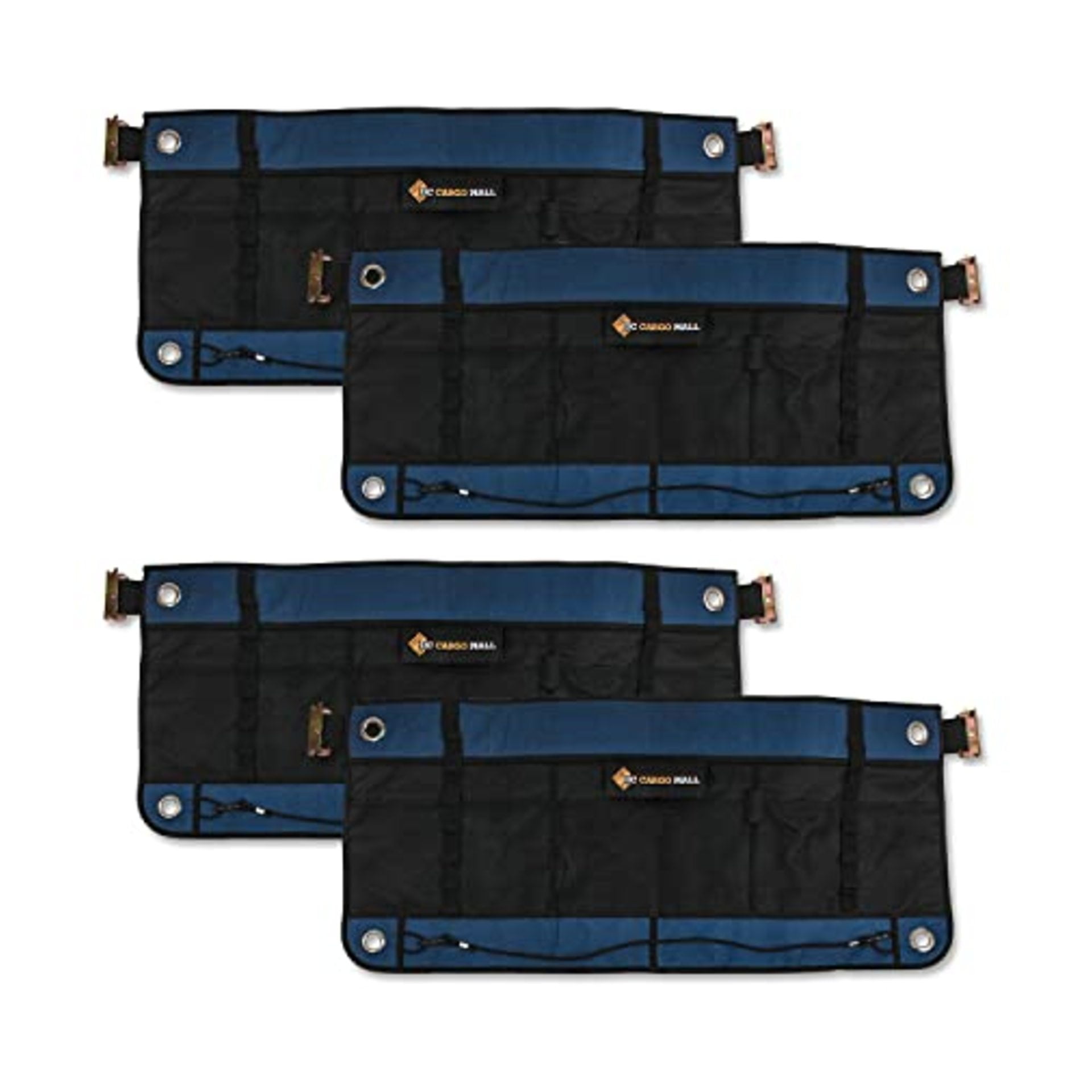 "DC Cargo Mall E-Track Hanging Trailer Organizers w/Mesh Pockets - 34 ...