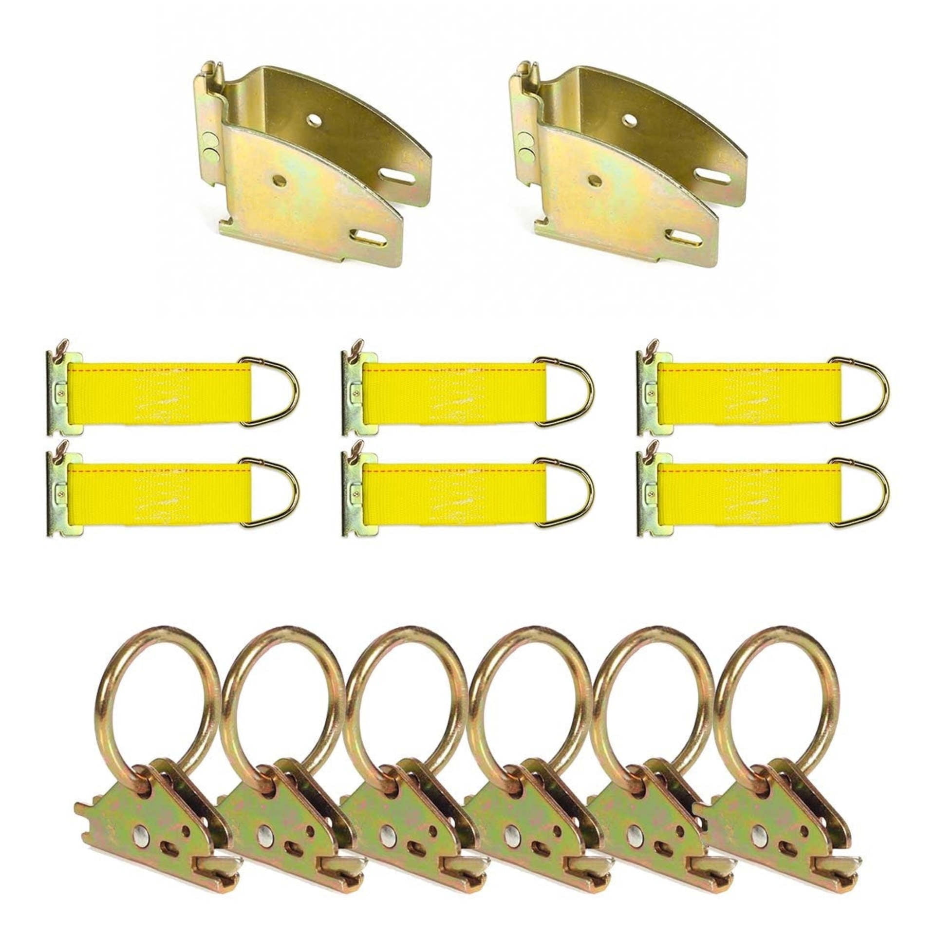 DC Cargo Mall E Track Tie-Down Kit - 14 Pieces: O-Rings, Rope Tie-Offs ...