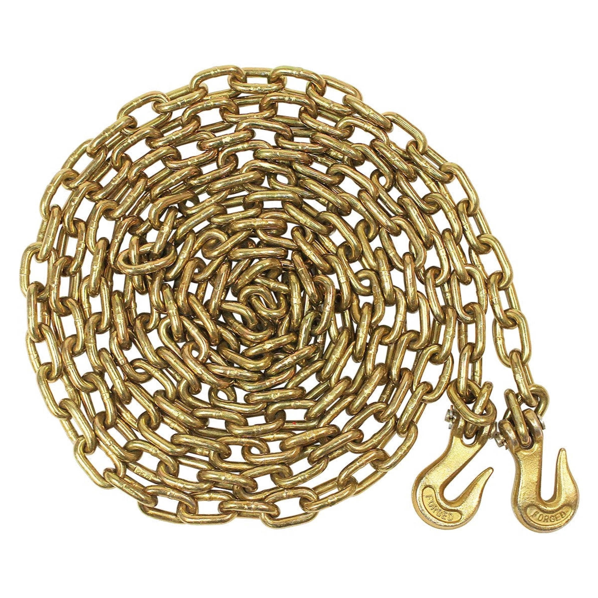 "DC Cargo Mall Grade 70 G70 Transport Chain, 5/16"" X 20' | WLL 4,700 ...