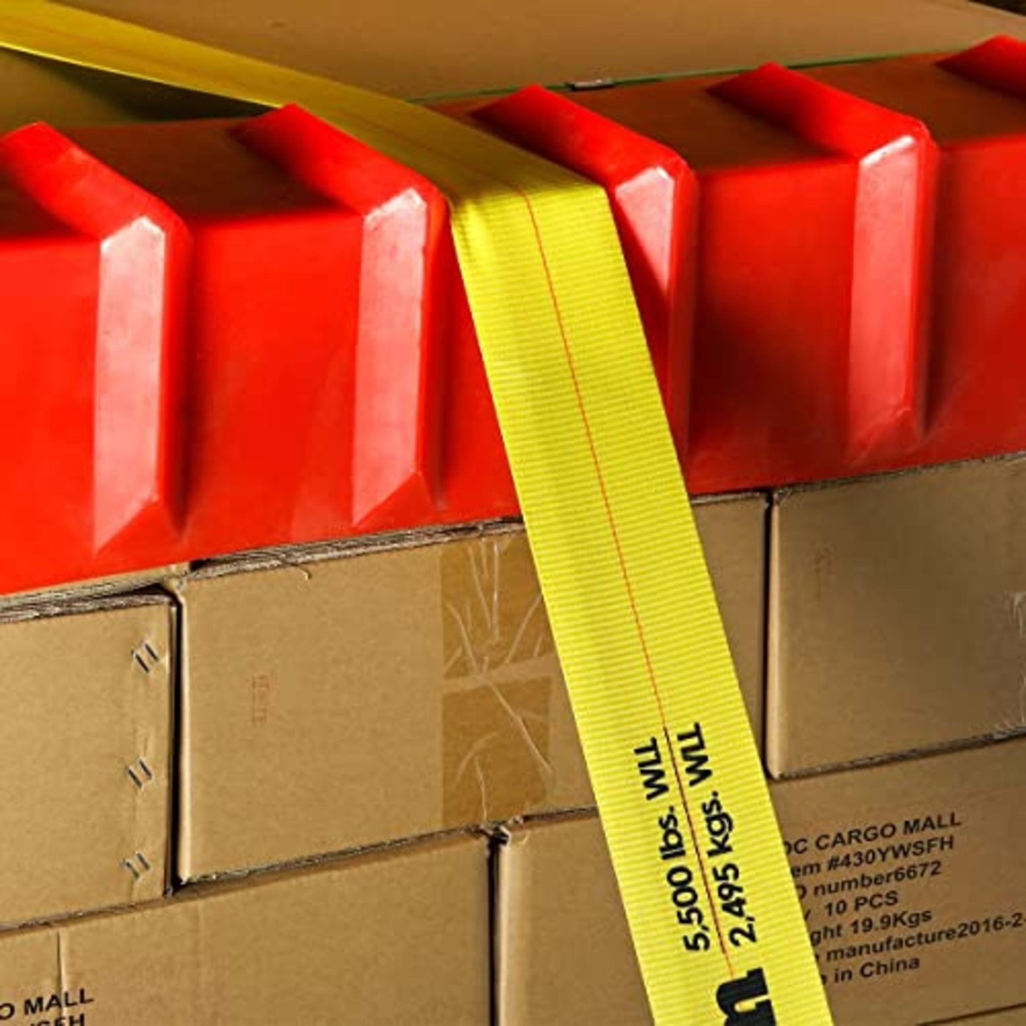 DC Cargo Mall Red Vee Board Trailer Cargo Load Corner Edge Protector ...