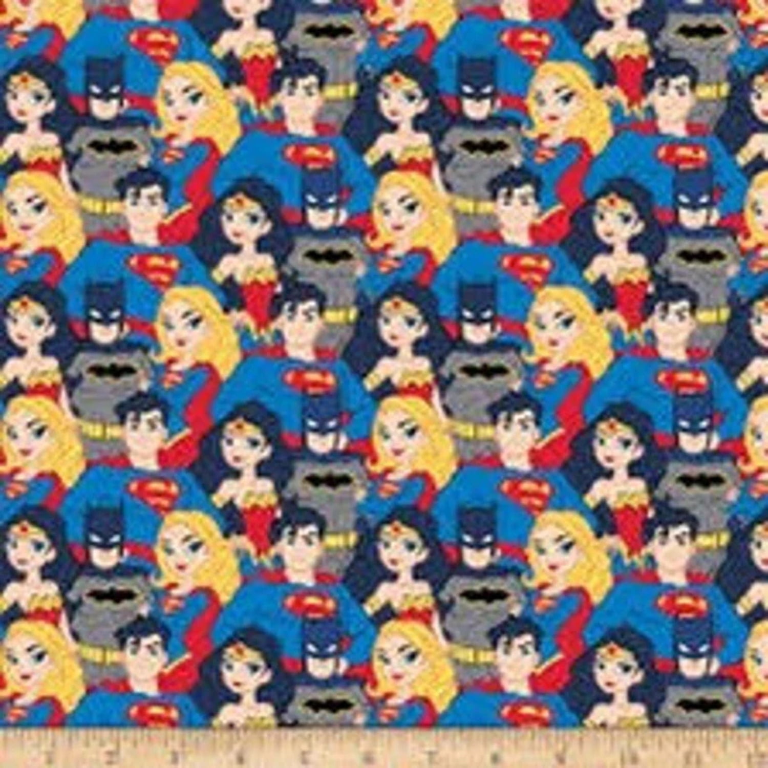 DC Comic Justice League Cotton Fabric - Walmart.com