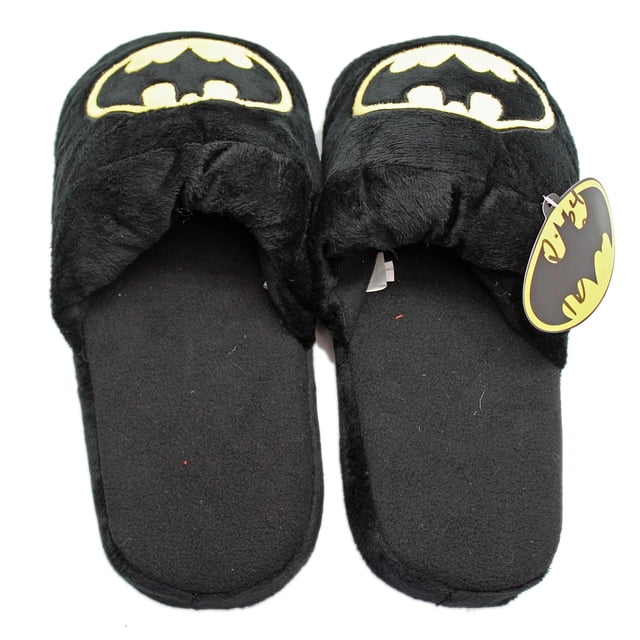 DC Comic's Batman Bat Symbol Soft House Slippers (Large) - Walmart.com