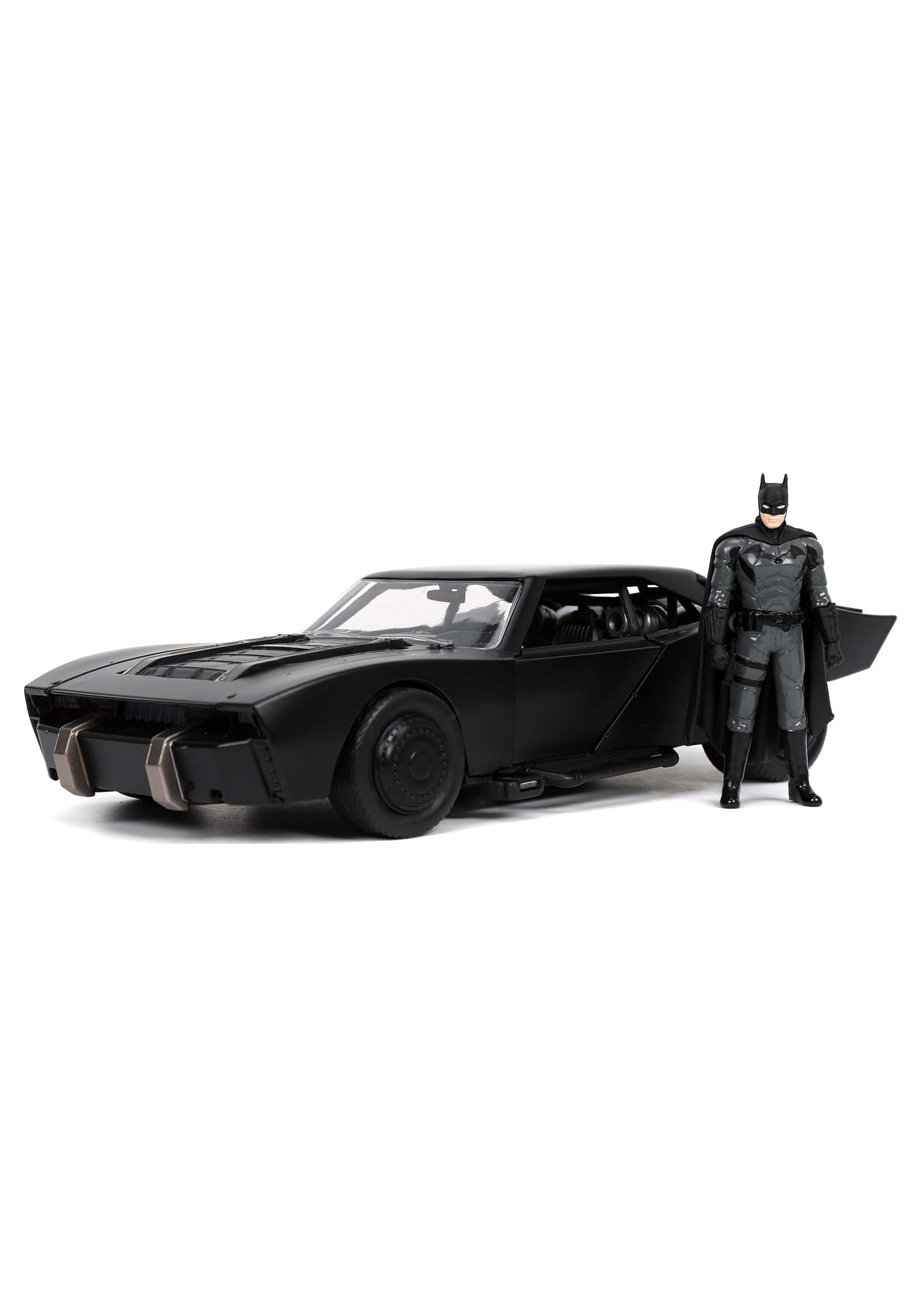 DC Comics 1:24 The Batman Batmobile Die-cast Car w/ 2.75" Batman figure ...