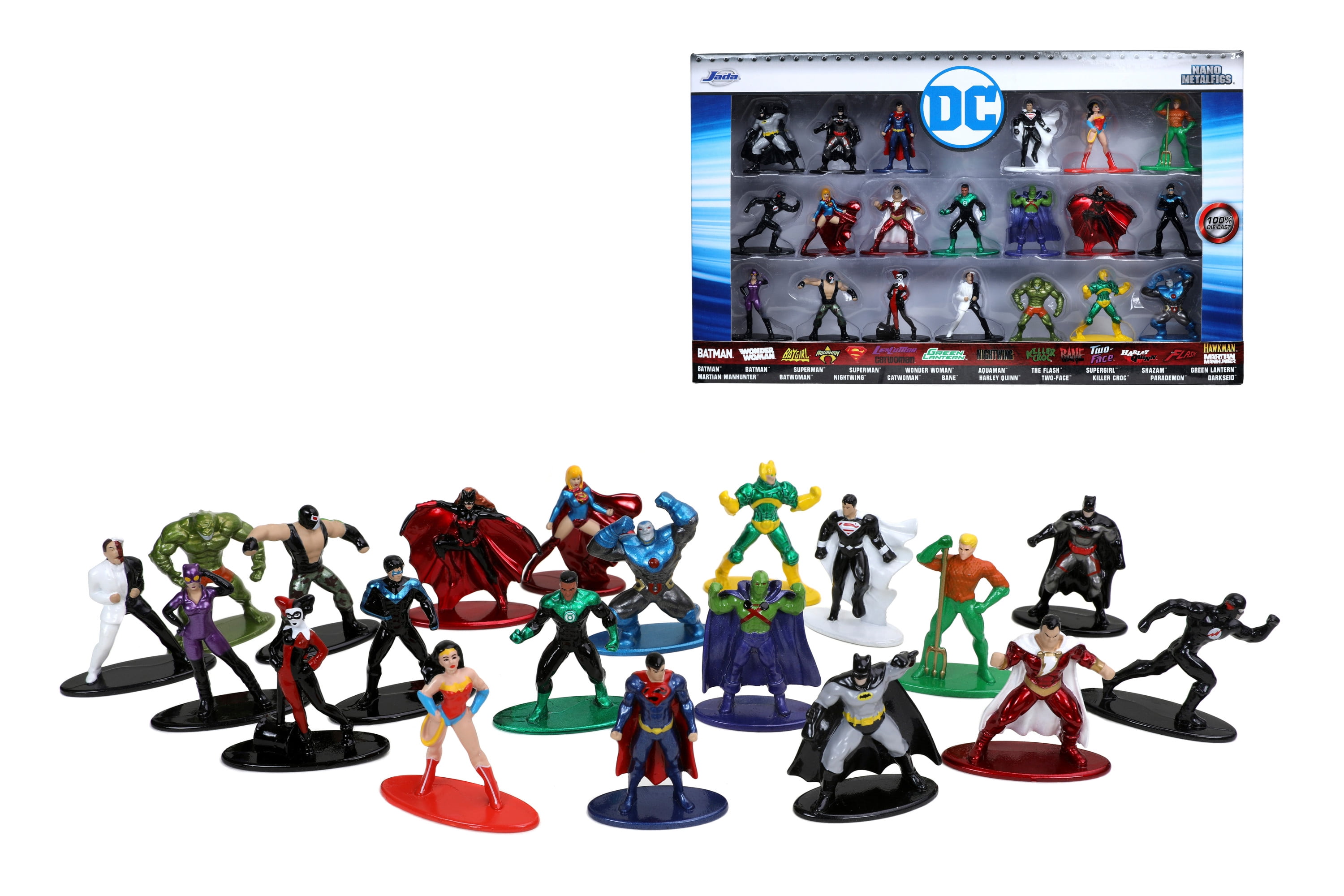 DC Comics 20-Pack Wave 3 1.65” Die-cast Figures - Walmart.com