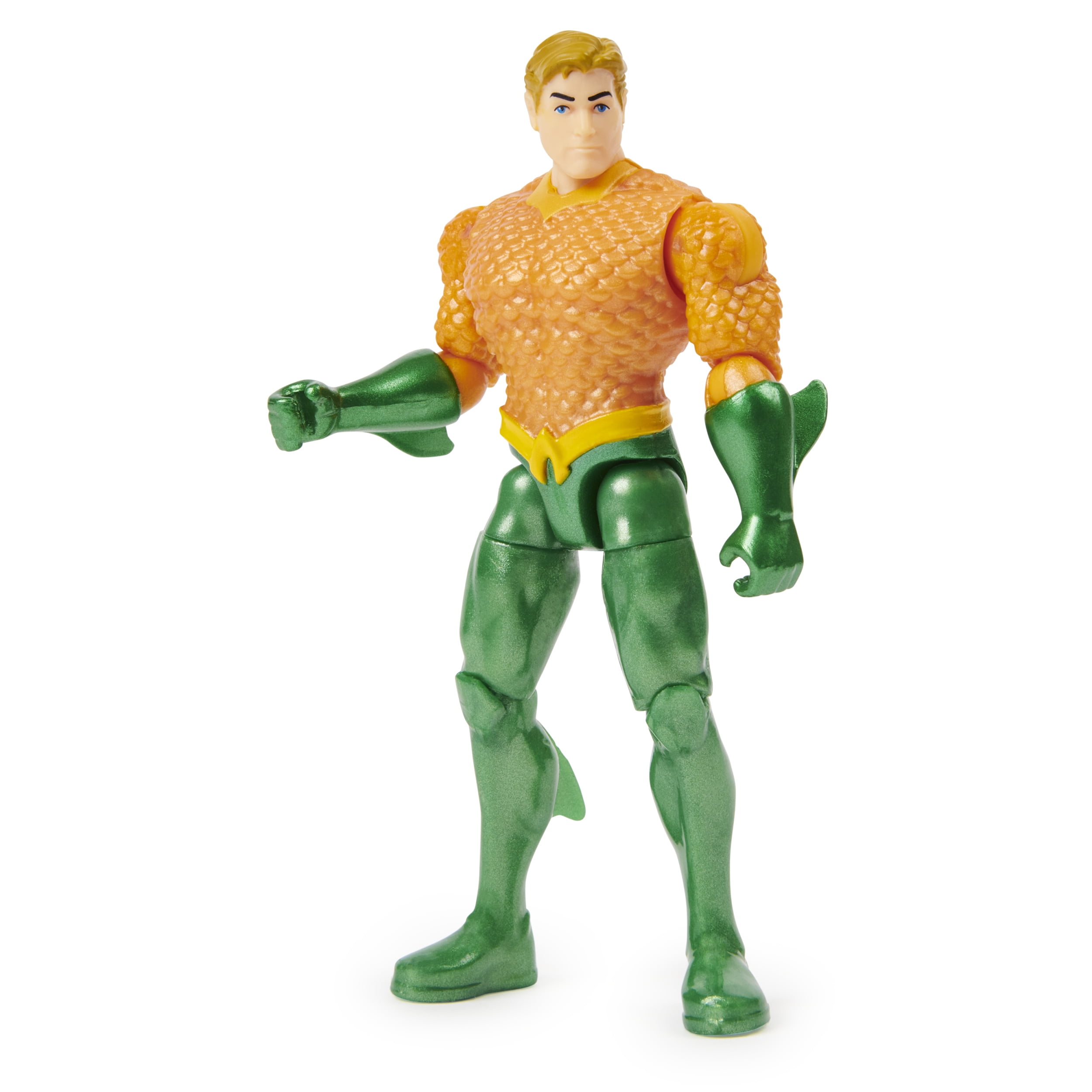 DC Comics 4-inch AQUAMAN Action Figure with 3 Mystery Accessories ...