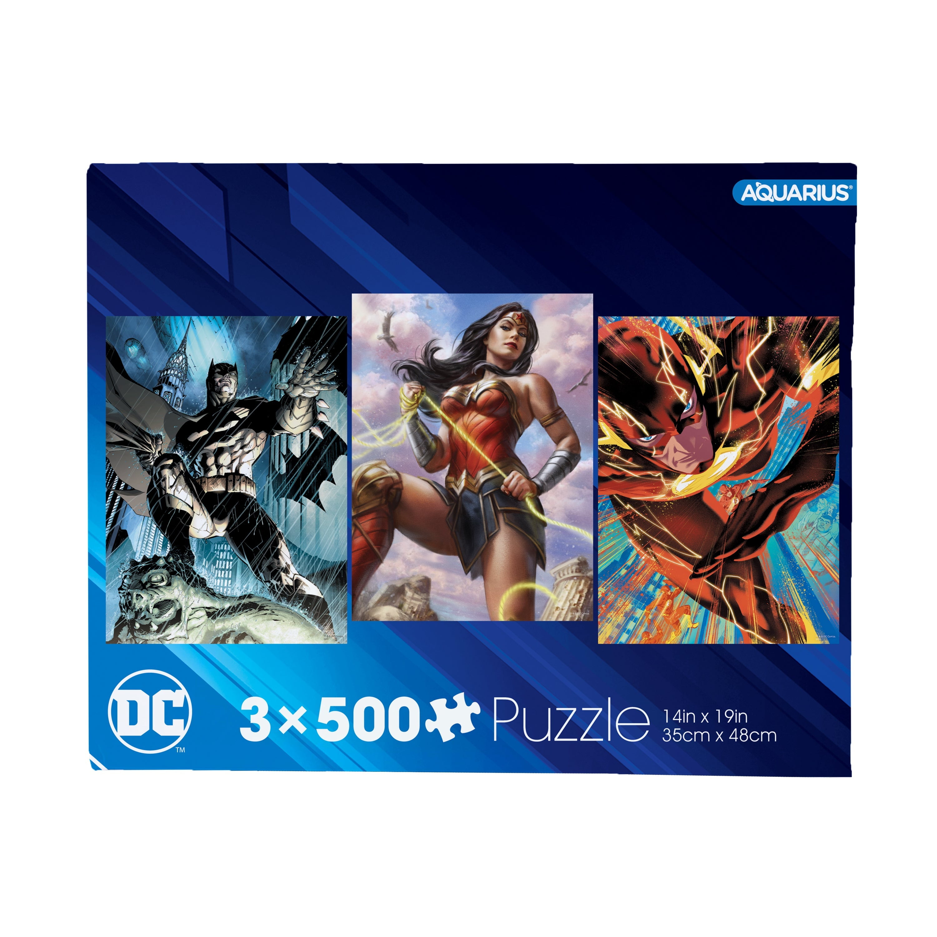 DC Comics 500 Piece Jigsaw Puzzles | Set of 3 Puzzles - Walmart.com