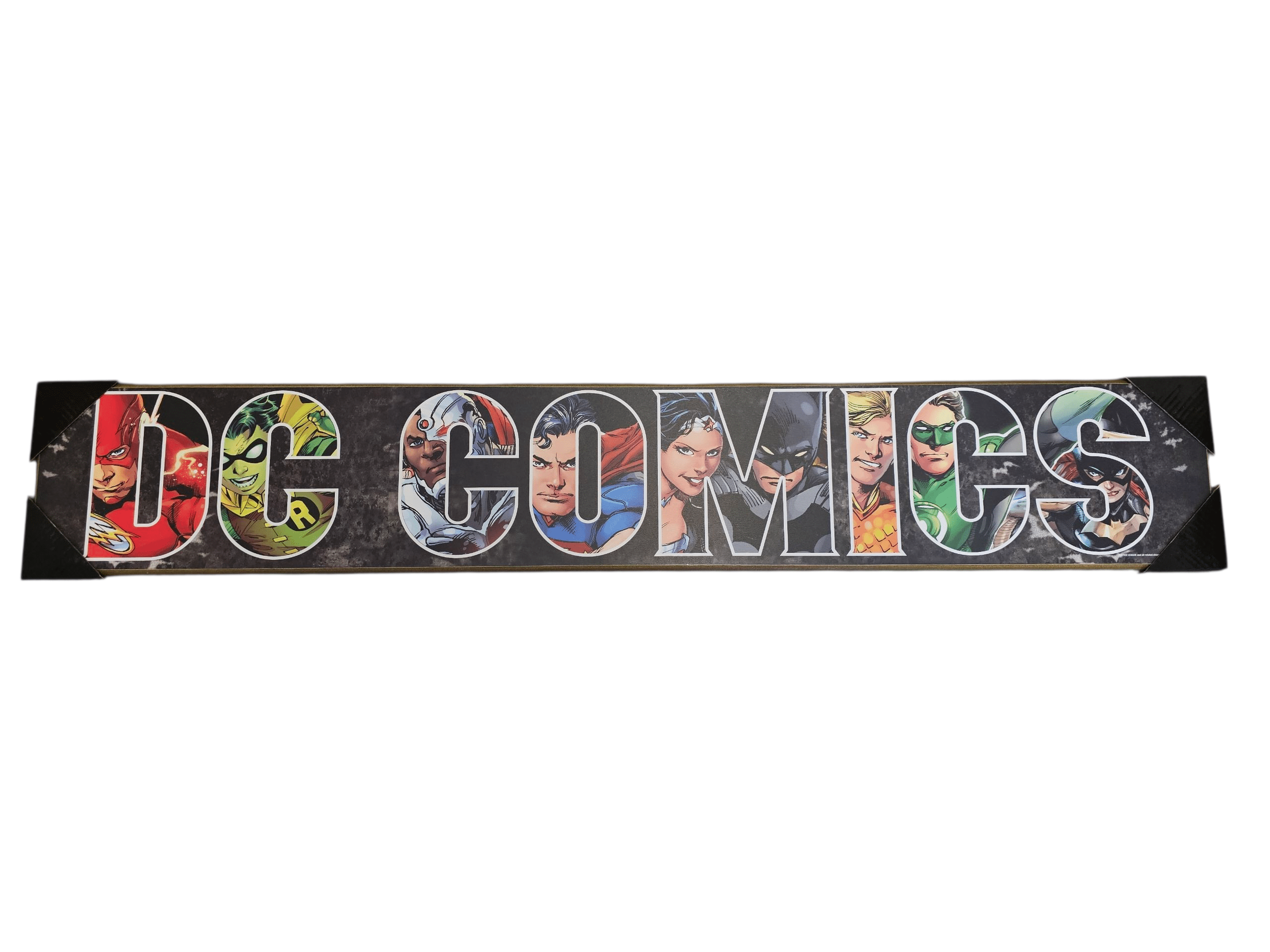 DC Comics 6X36in Wooden Wall Sign - Walmart.com