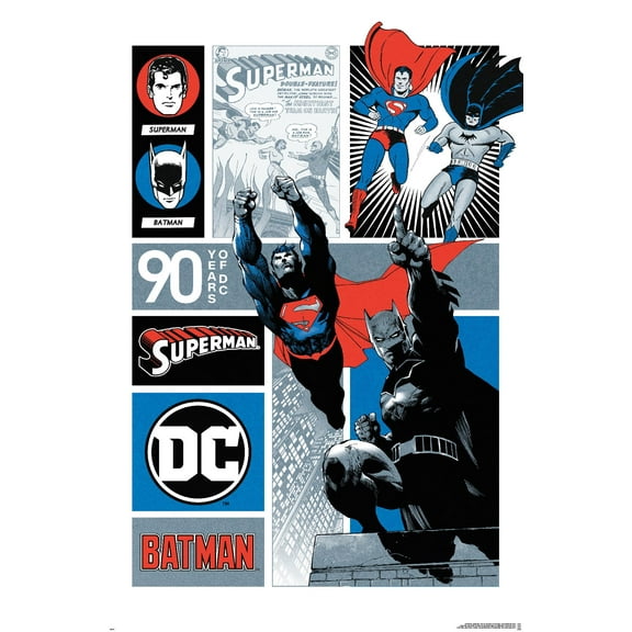 DC Comics Movie Batman v Superman - Wonder Woman Canvas Wall Poster, 22 ...