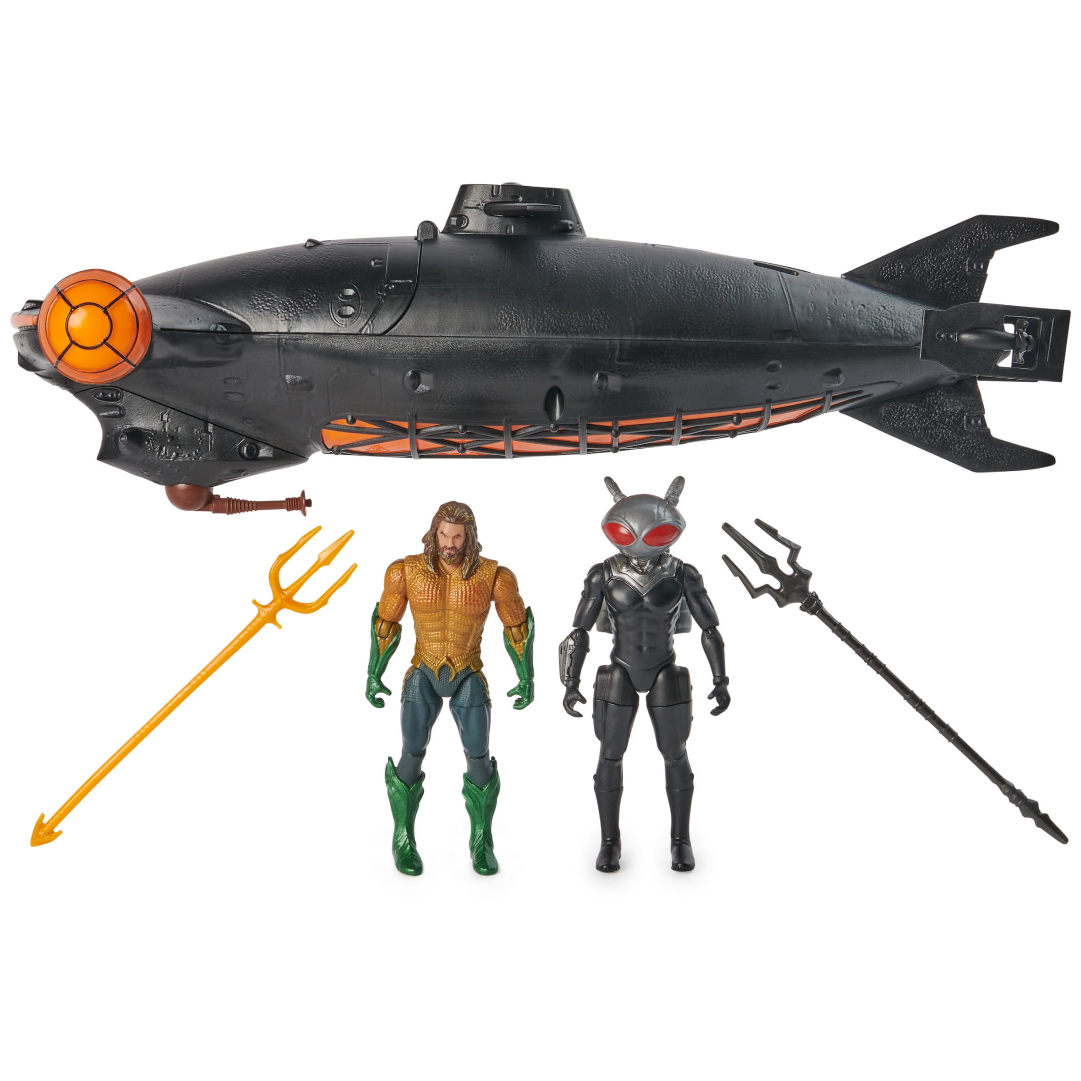 DC Comics Aquaman VS Black Manta Battle Set with 4-Inch Action Figures ...