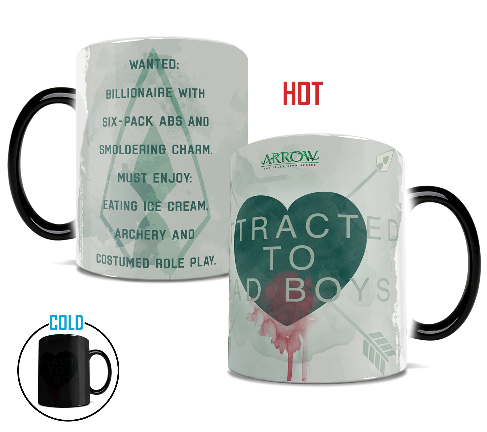 DC Comics (Arrow - Bad Boys) Morphing Mugs® Heat-Sensitive Mug MMUG207 ...
