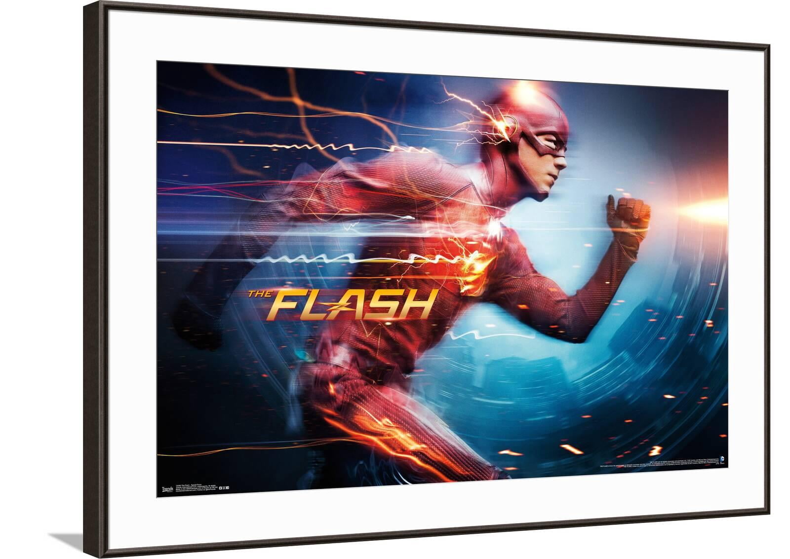 DC Comics Arrowverse The Flash - Speed Force Canvas Wall Poster, 22.375 ...