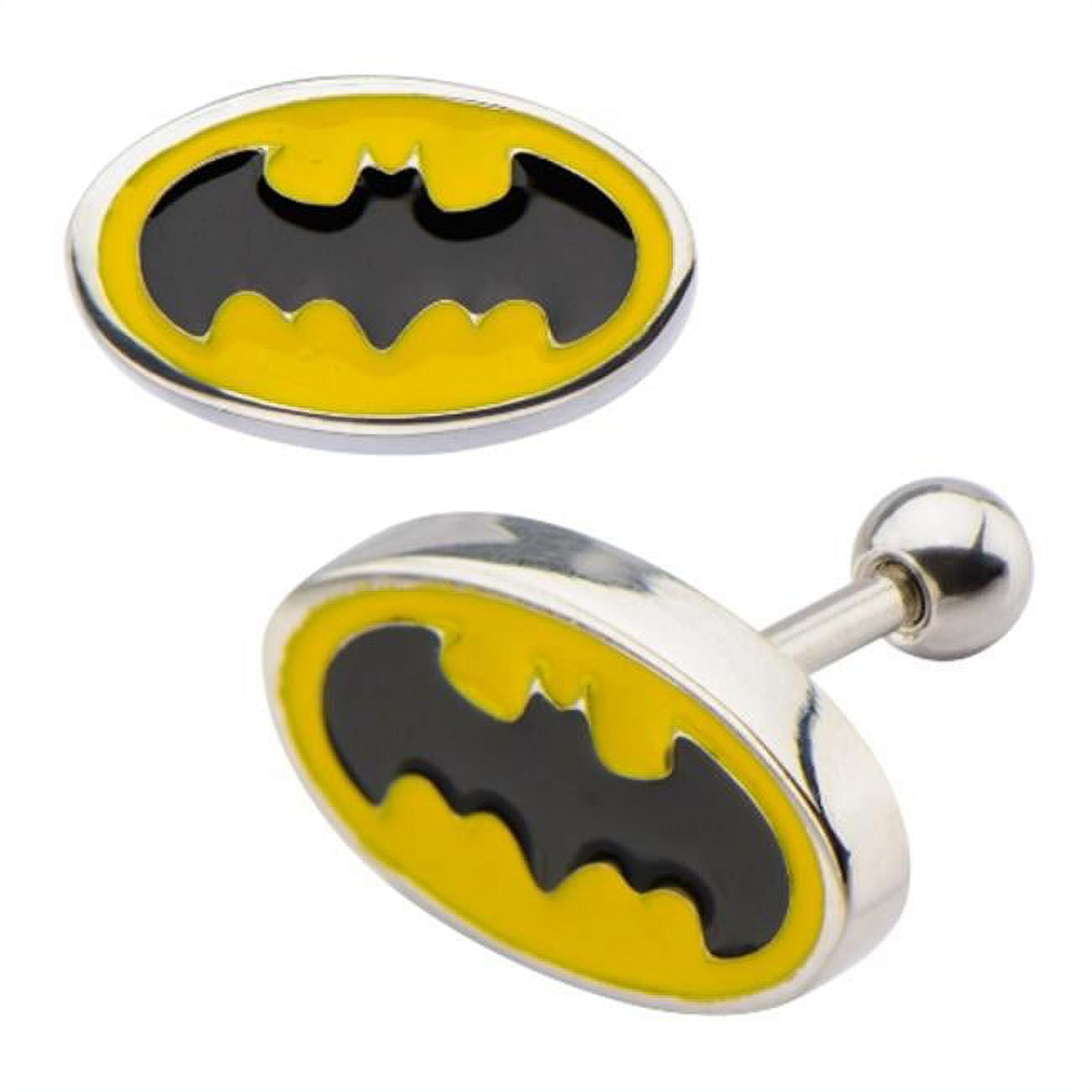 DC Comics BATMEC09 Batman Logo Top 316L Stainless Steel Cartilage ...