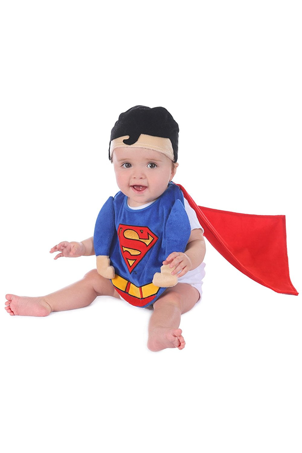 DC Comics Baby Boy Superman Bib Set with Cape - Walmart.com