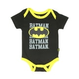 DC Comics Baby Boys' Batman Logo Bodysuit, Sizes 0-9M - Walmart.com